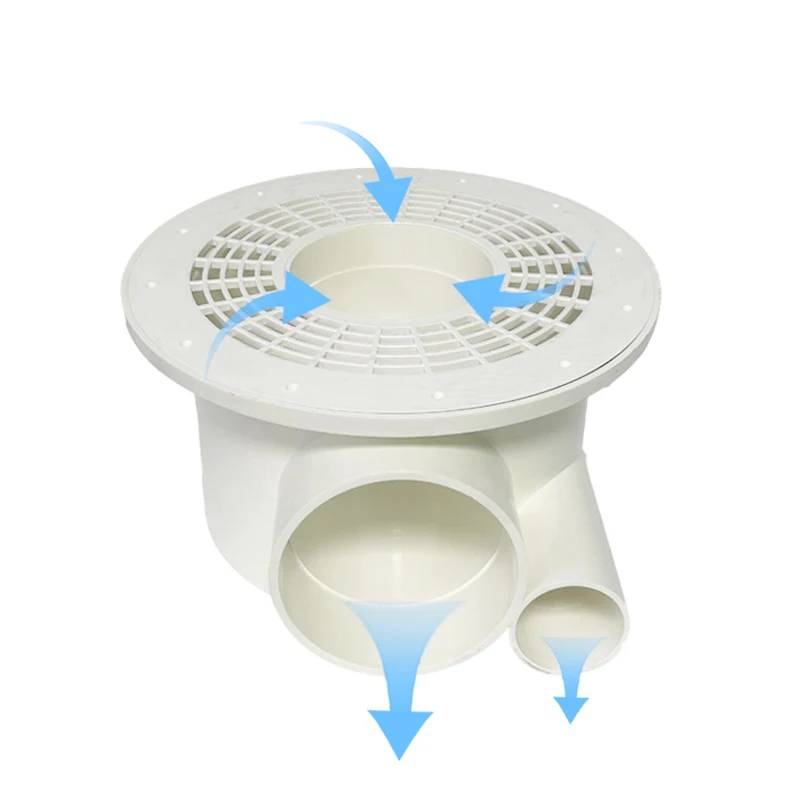 Good Selling Double Drainage Pvc Tilapia Bottom Drainer Fish Pond ...