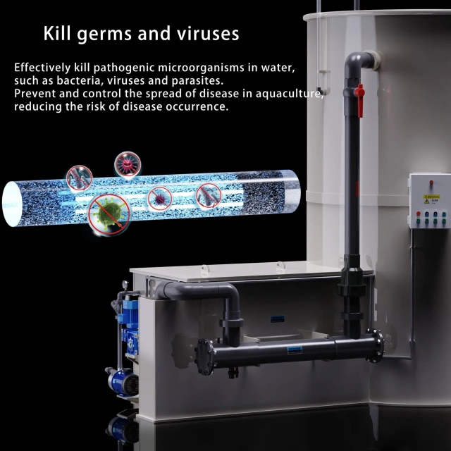 3IN1 Fresh Water Aquaponic Ras System Filtration Drum filter Bio Filter ...