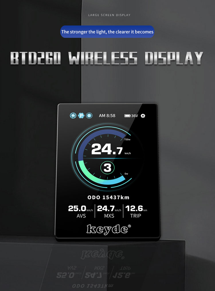 Keyde BTD260 Wireless Ebike Display
