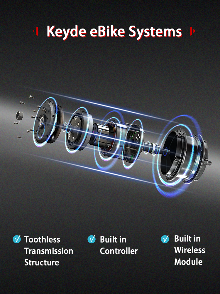 Keyde S110 Front Rim Ebike Conversion Kit