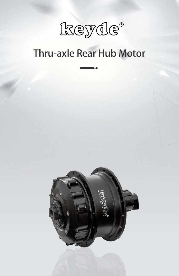Keyde 142mm Thru-axle Rear Hub Motor, Ebike Motor