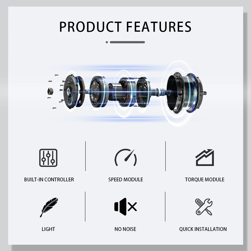 Keyde P110 Rear Hub Motor, Smart Ebike Motor