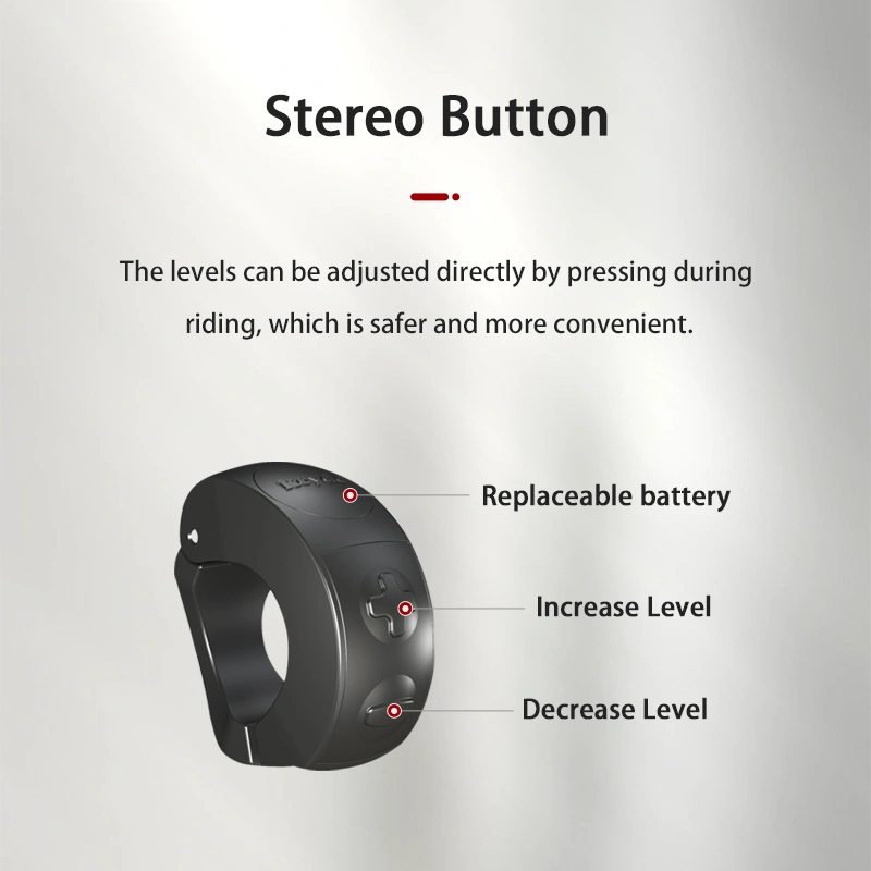 BTB140 Wireless Button Ebike Button, Replaceable Battery