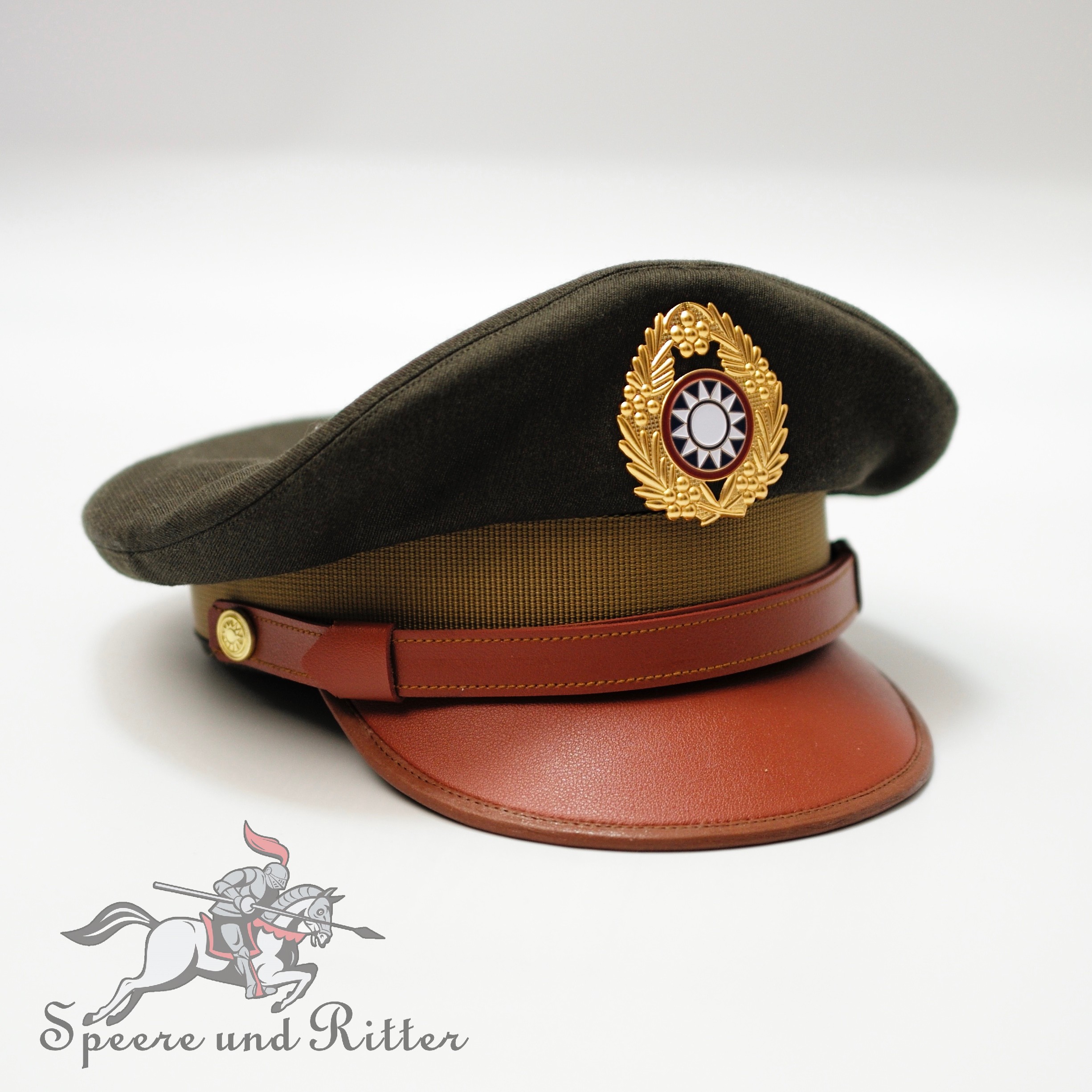 Chinese KMT officer cap ROC 解放战争时期国民革命军/国军军官将军大檐帽