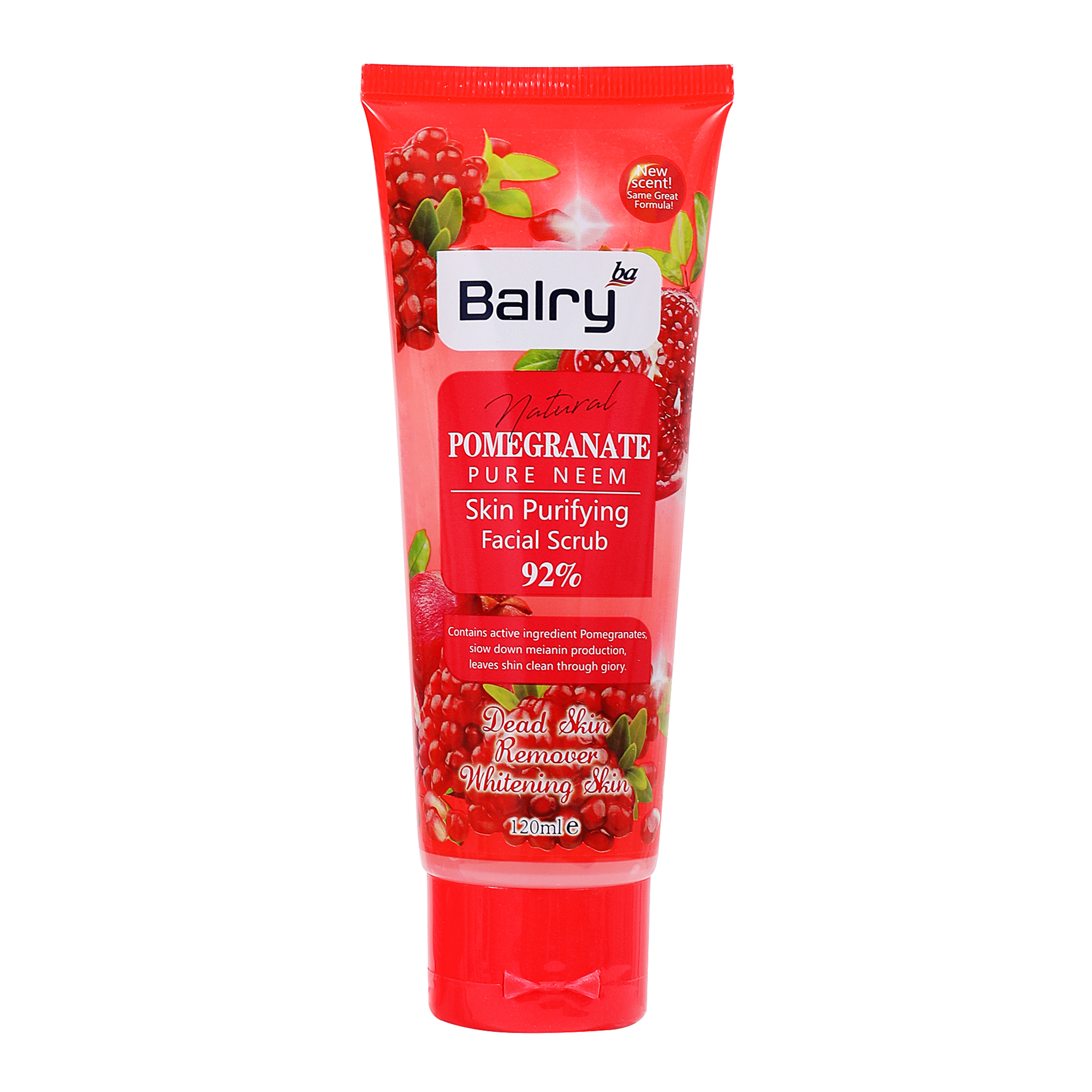 Pomegranate Face Scrub - Skin Whitening Cream Prep Exfoliator