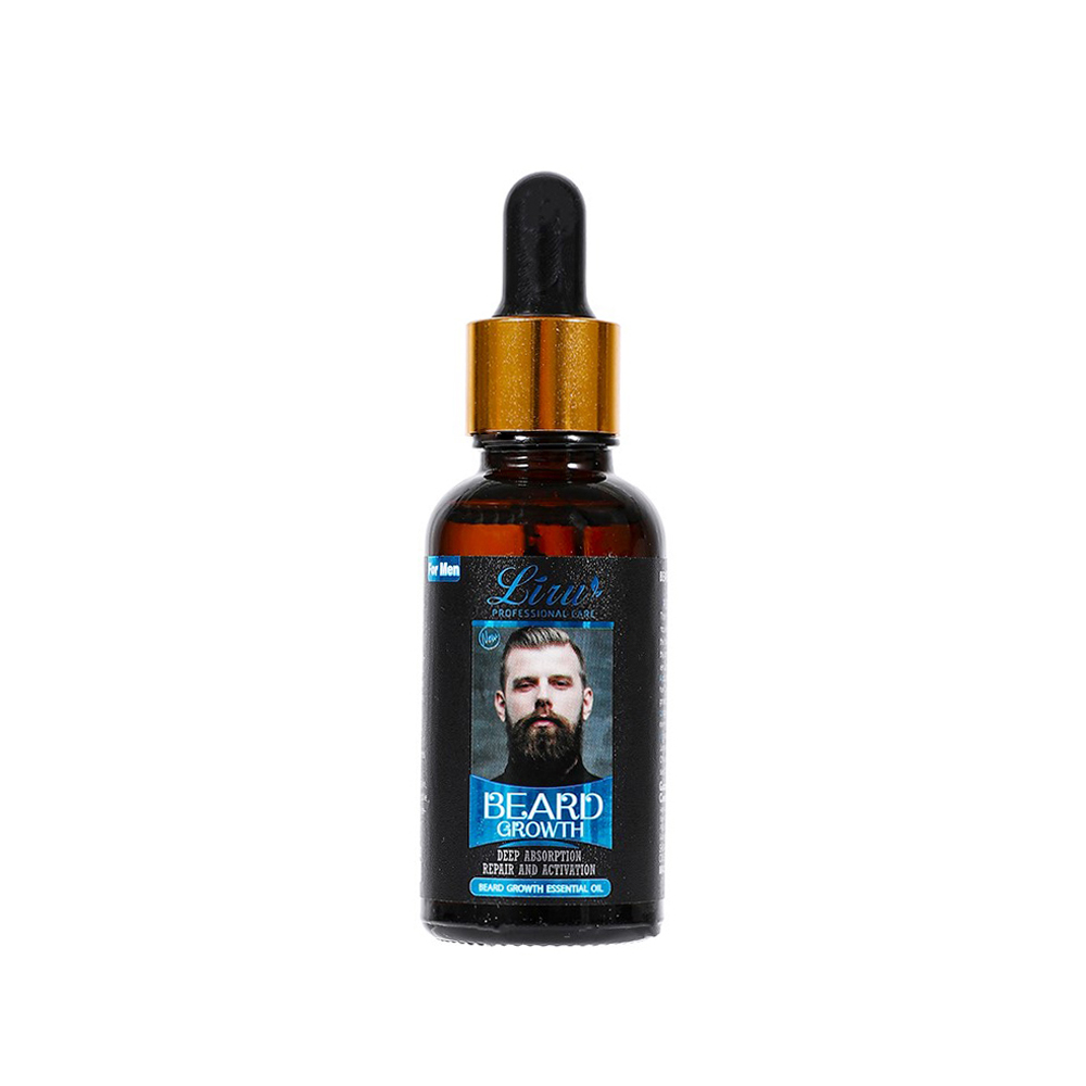 Liru Beard Growth Oil - Essential Beard Growth Oil for Men