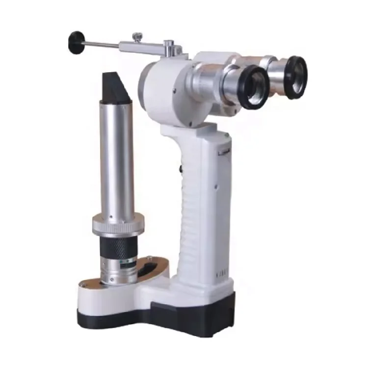 KJ5S2 Portable slit Lamp 2 Magnifications Slit Lamp Ophthalmology Equipment Eye Exam Handheld ...