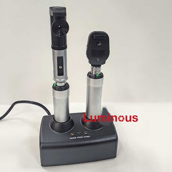 YZ24B+YZ11D Double charge Retinoscope with ophthalmoscope (Halogen lamp)