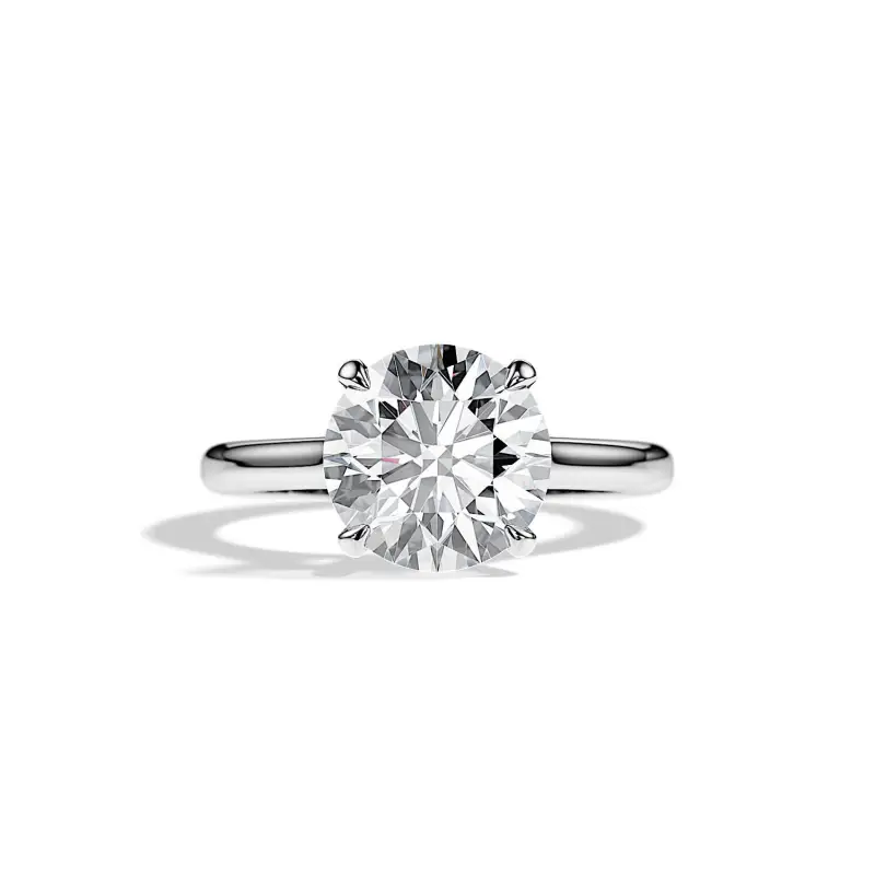 3 Carat Solitaire Diamond Ring Round Engagement Diamond Ring
