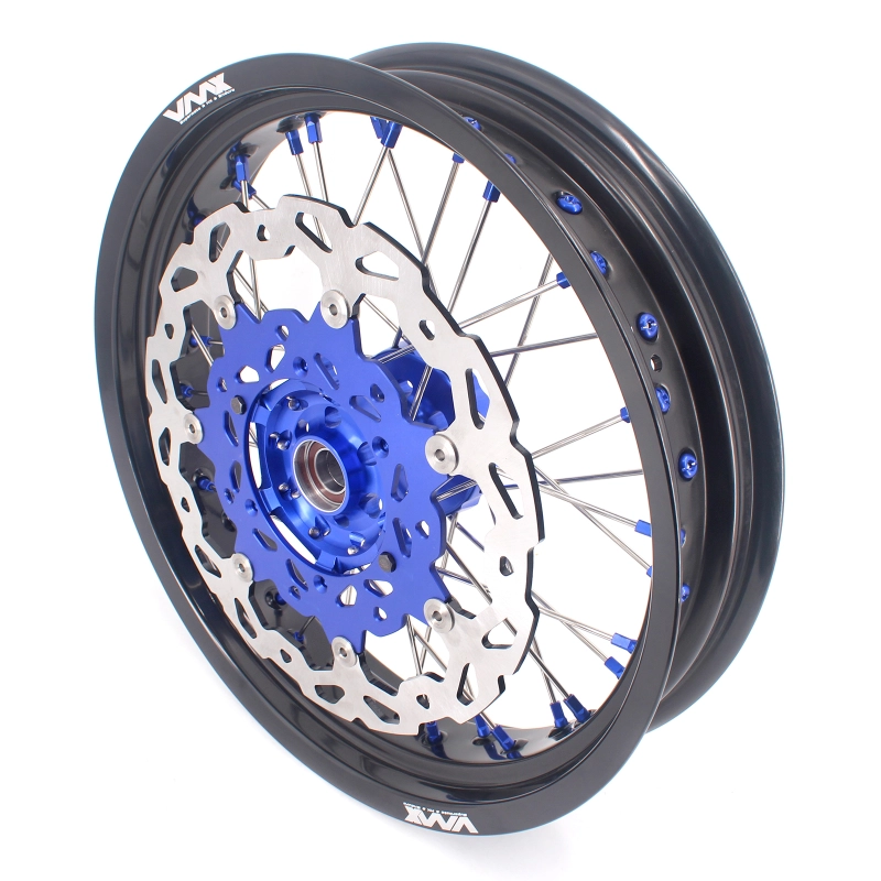 VMX Complete Supermoto Wheel Fit YAMAHA YZ250F/450F YZ125/250 Blue ...