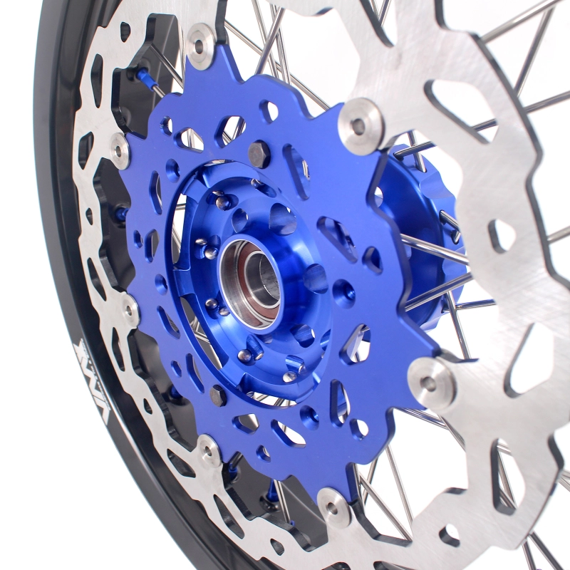 VMX Complete Supermoto Wheel Fit YAMAHA YZ250F/450F YZ125/250 Blue ...