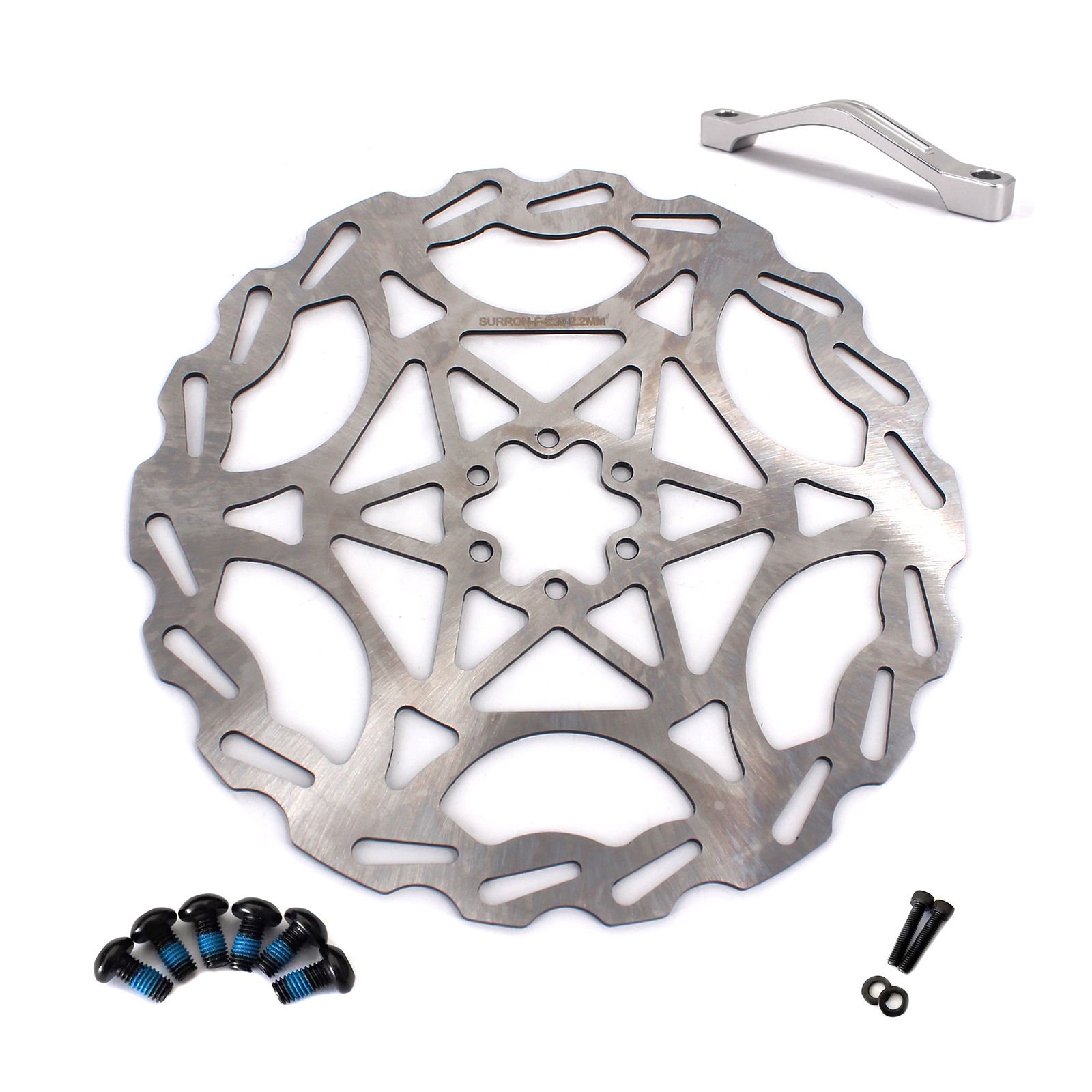 VMX 220mm Front Brake Rotor Fit Surron Light Bee X Front Disc Bracket ...