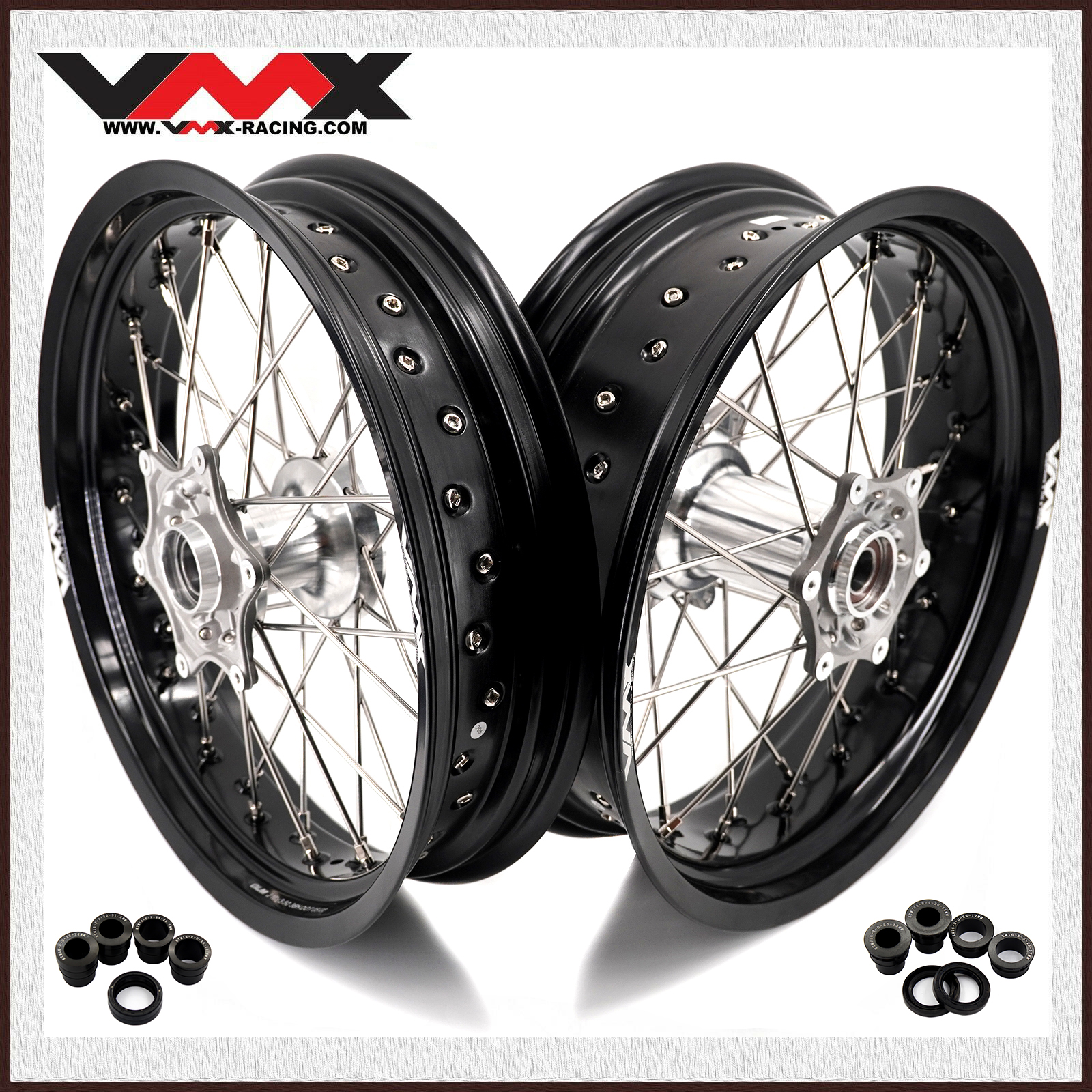 VMX 3.5/5.0 Motorcycle Casting Supermoto Wheels Compatible with Stark ...