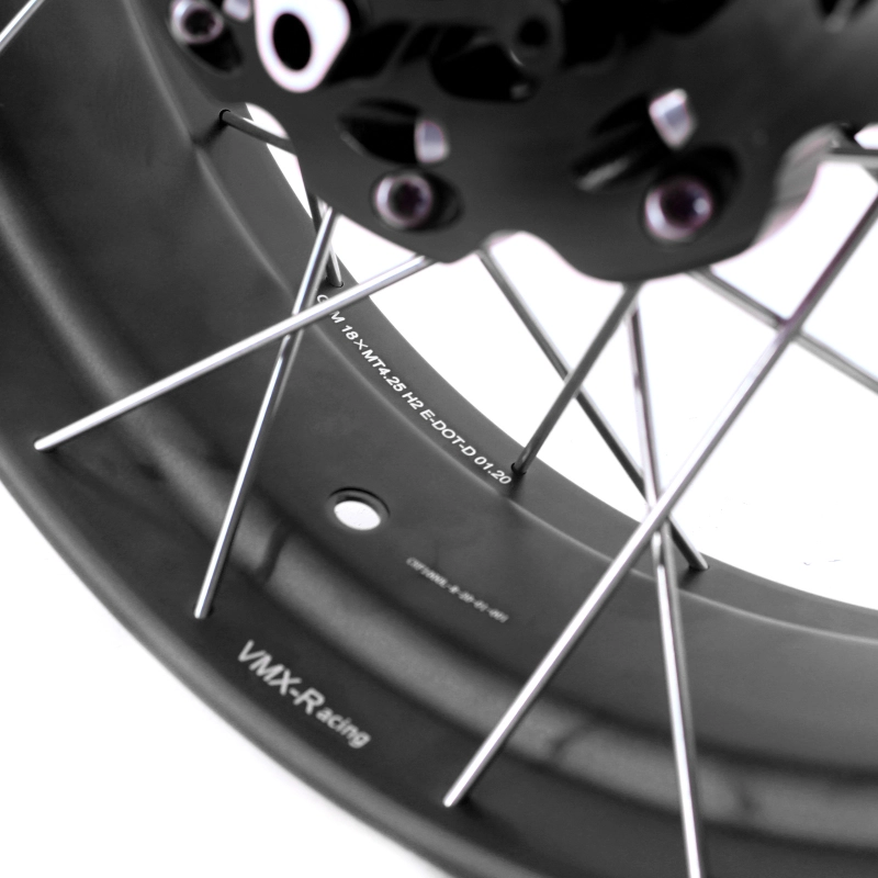 VMX Fit Honda Transalp XL750 Tubeless Wheels 2.15*21"/4.25*18" Black ...