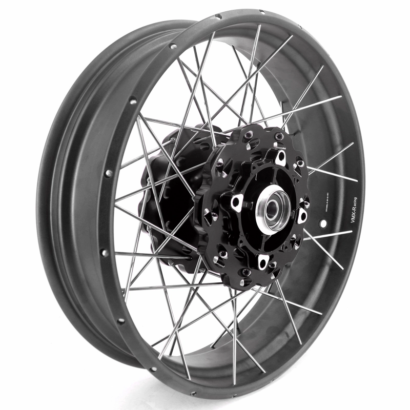 VMX Fit Honda Transalp XL750 Tubeless Wheels 2.15*21"/4.25*18" Black ...