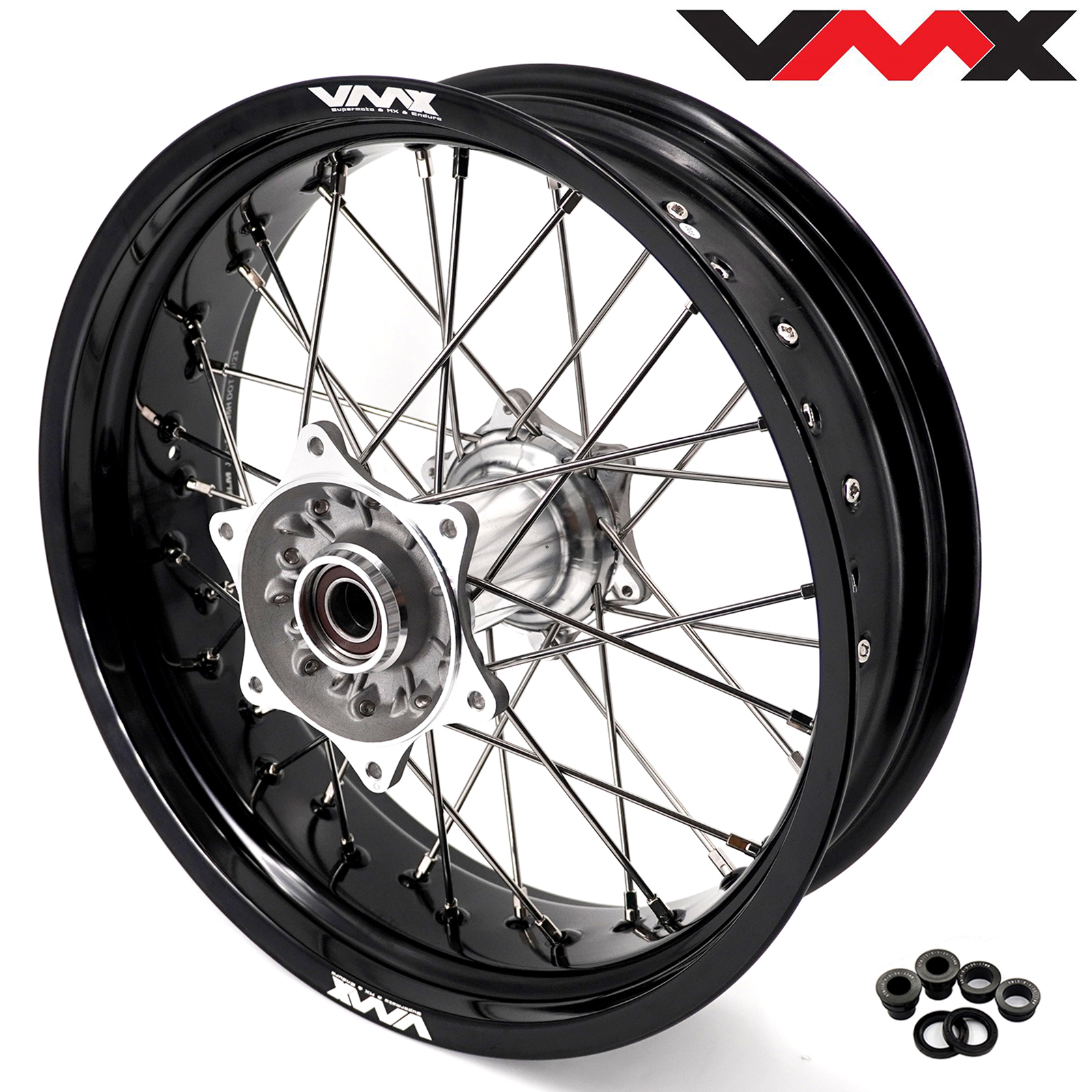 VMX 5.0 * 17" Casting Rear Supermoto Wheel fit KTM SXF EXC EXCF SX XC ...