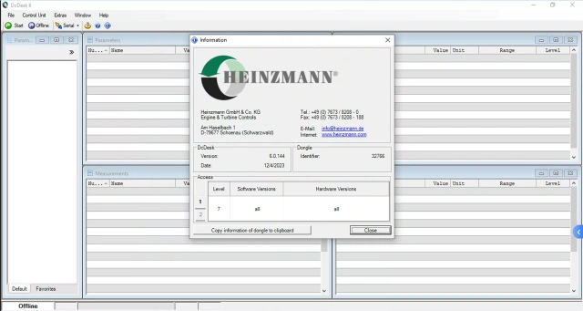 For DCDesk 6 Heinzmann engine turbine controls programming diagnostic software,Detector software