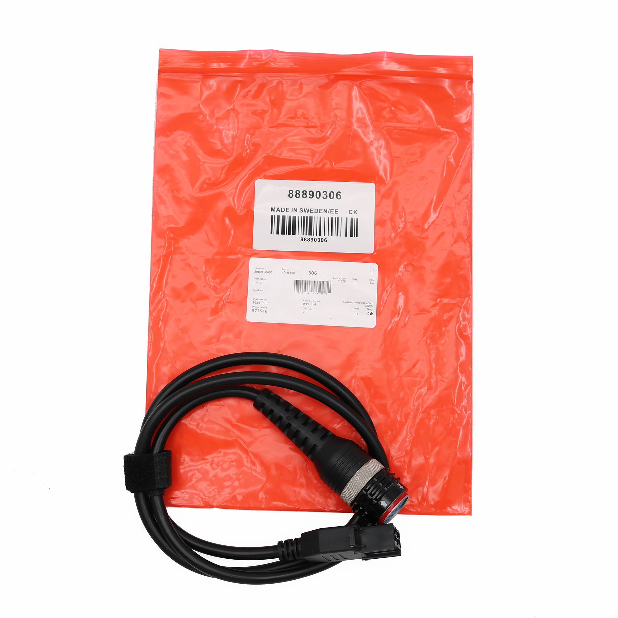 88890306 8 pin Aviation plug test harness interface main test 8 pin ...
