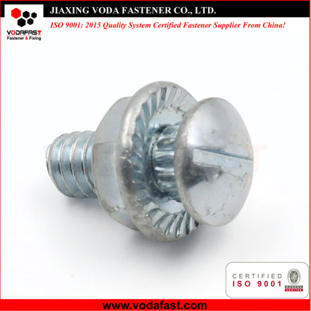 Customized Knurled Neck Bolt with Flange Nuts