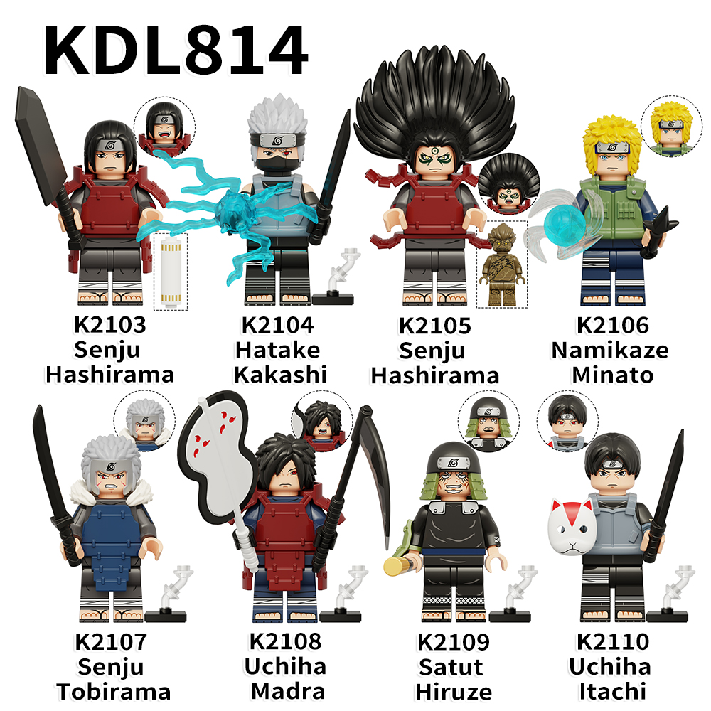 KDL814 Naruto Anime Senju Hashirama Hatake Kakashi Namikaze Minato ...
