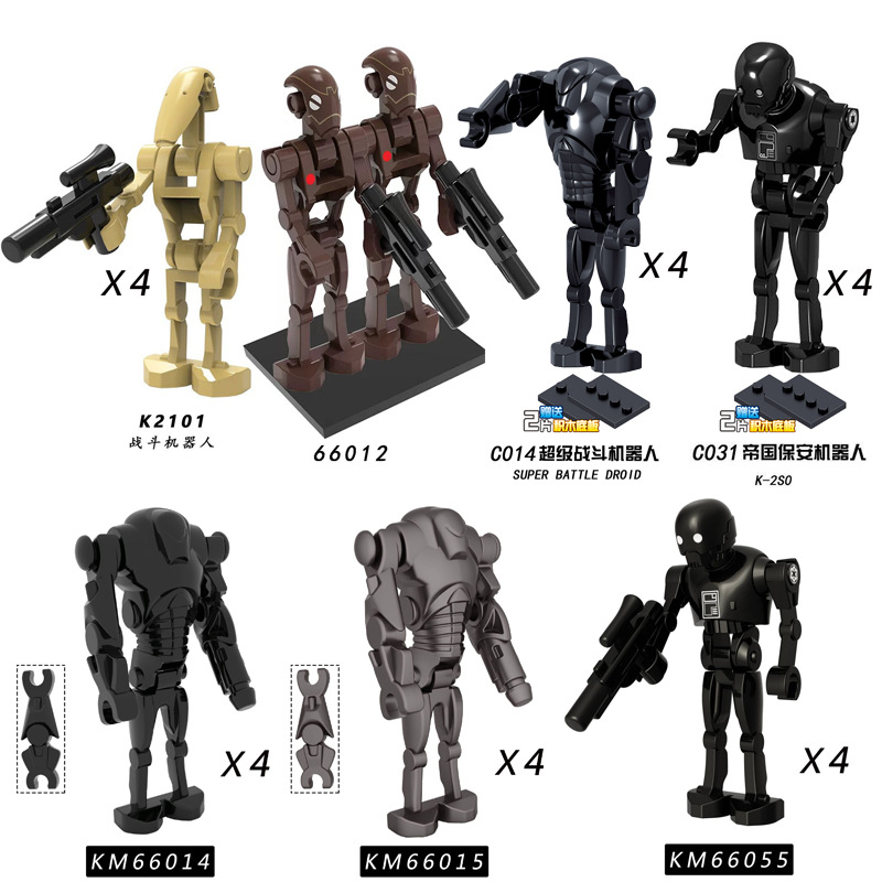 Star Wars Movie Character Combat Robots Juguetes Building Blocks ...