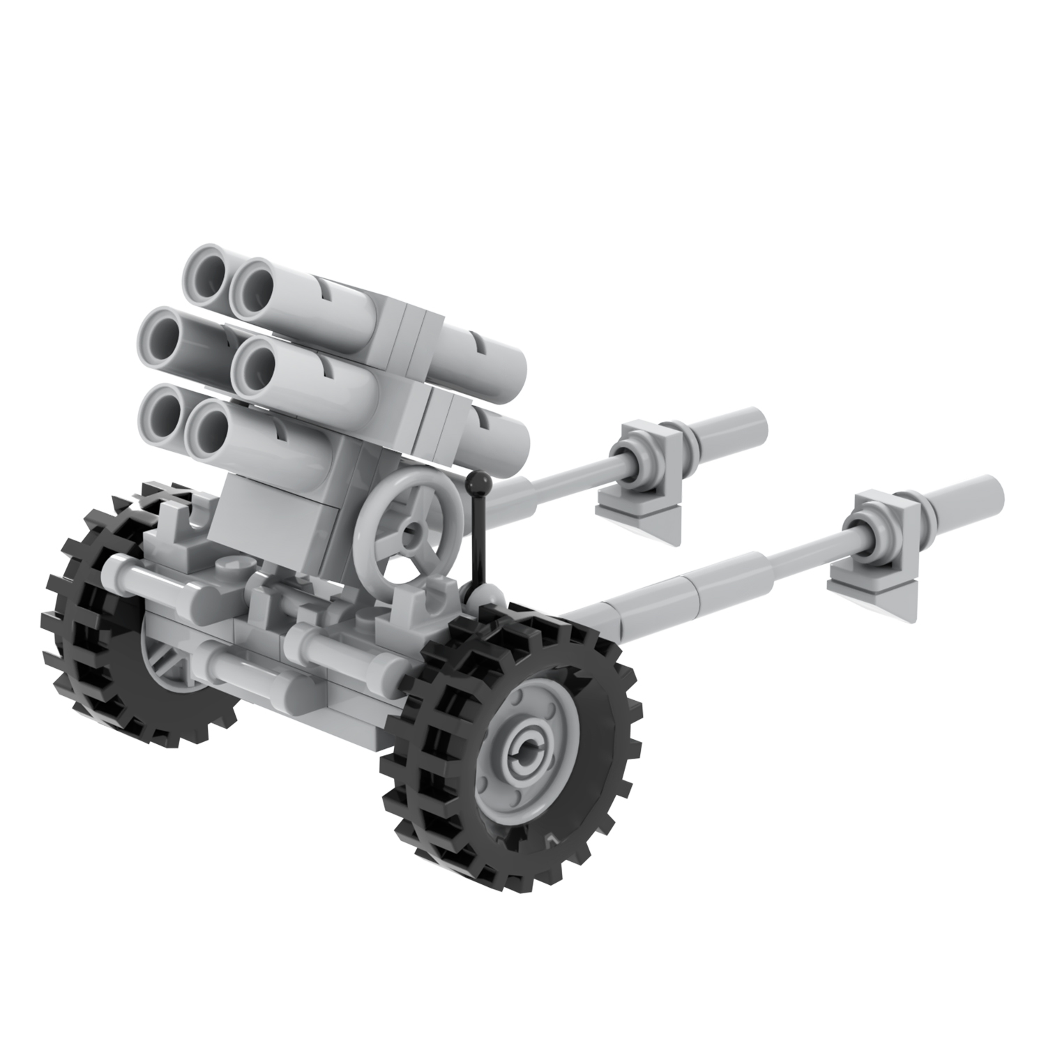 MOC5025 Lego WW2 military Multiple Howitzer army artillery gun cannon ...