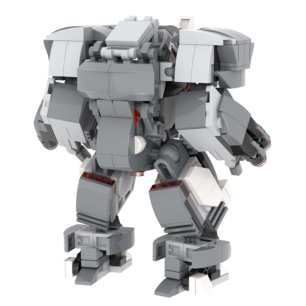 MOC1103 Rhinoceros Mecha 319 Pcs Bricks Robot Cartoon Movie Creative ...