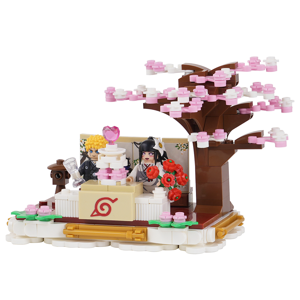 MOC1405 Japanese Wedding MOC Bricks With Kochou Shinobu Tomioka Giyuu ...