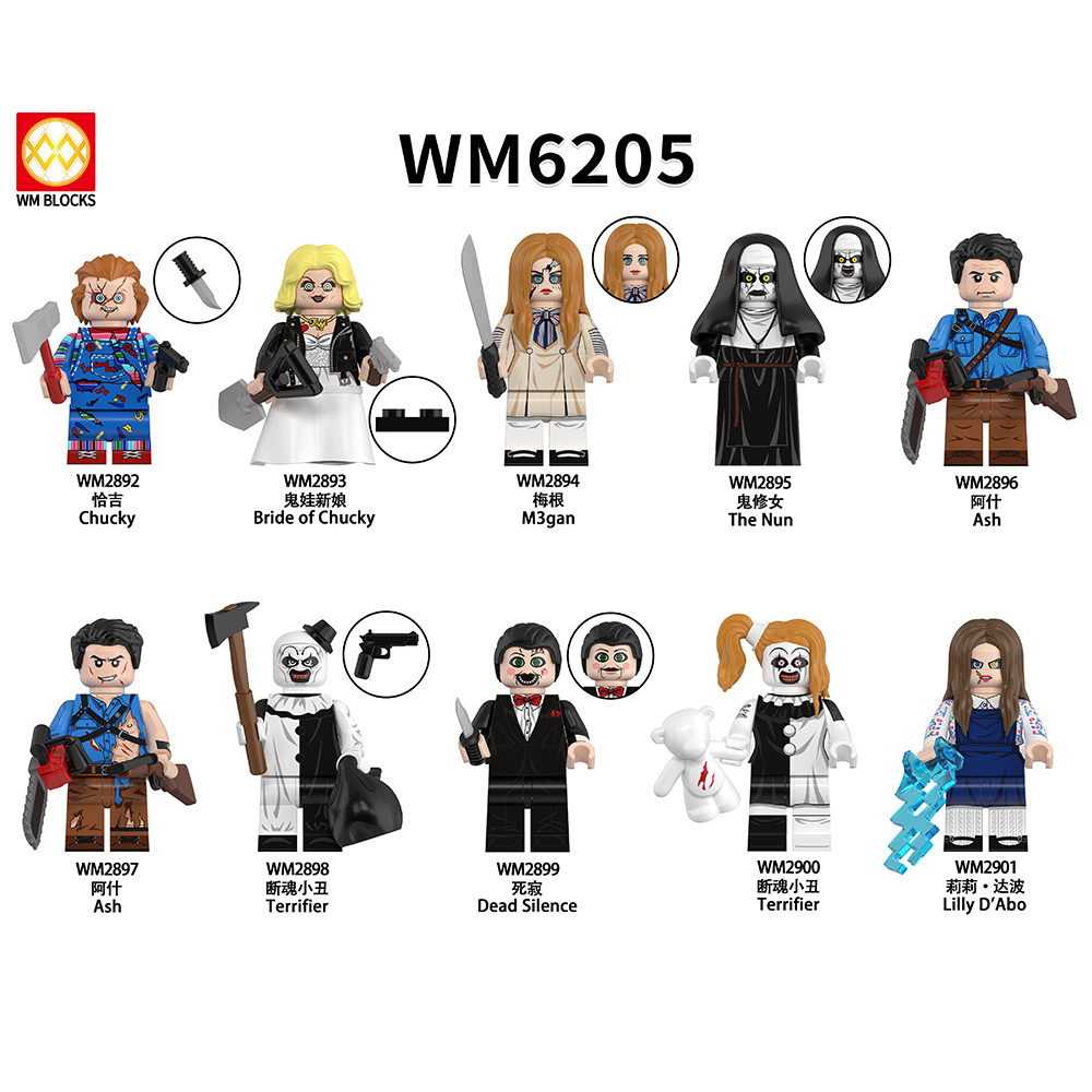 WM6205 Horror series Halloween chucky M3gan the nun ash terrifier Jack ...