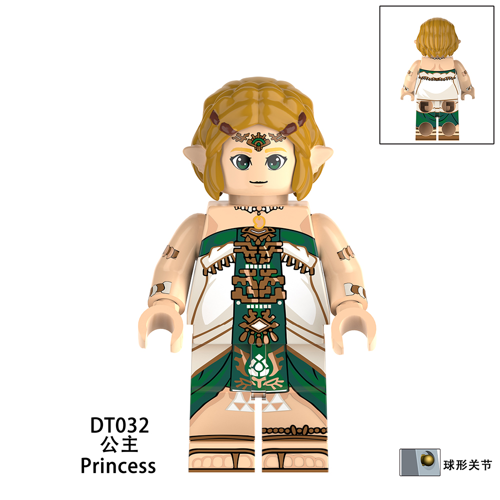 DT8906 Game Link Princess Legend of Zelda Mini Plastic Figures ...