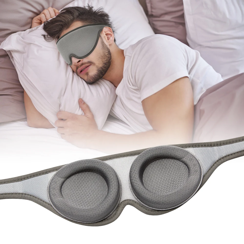 Soft Slim Sleep Mask 100% Blackout 3D Eye Mask Zero Eye Pressure ...