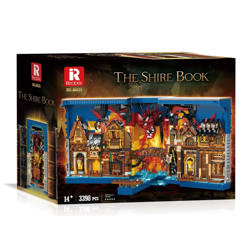 Reobrix 66035 The Shire Bookend Hobbit Setting