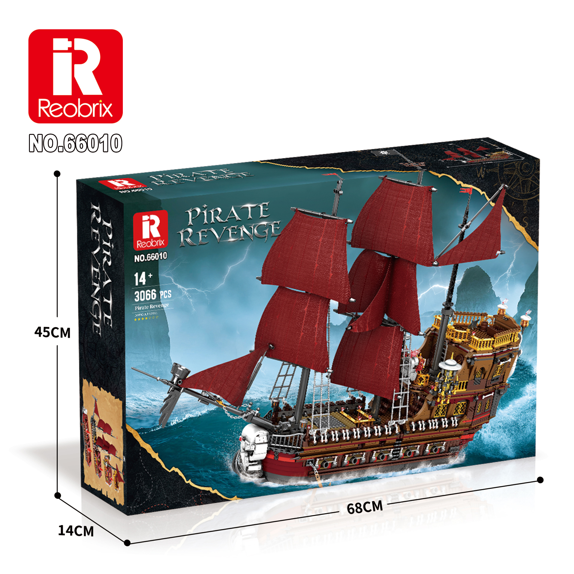 Reobrix 6601 Pirate Revenge-Model Ship