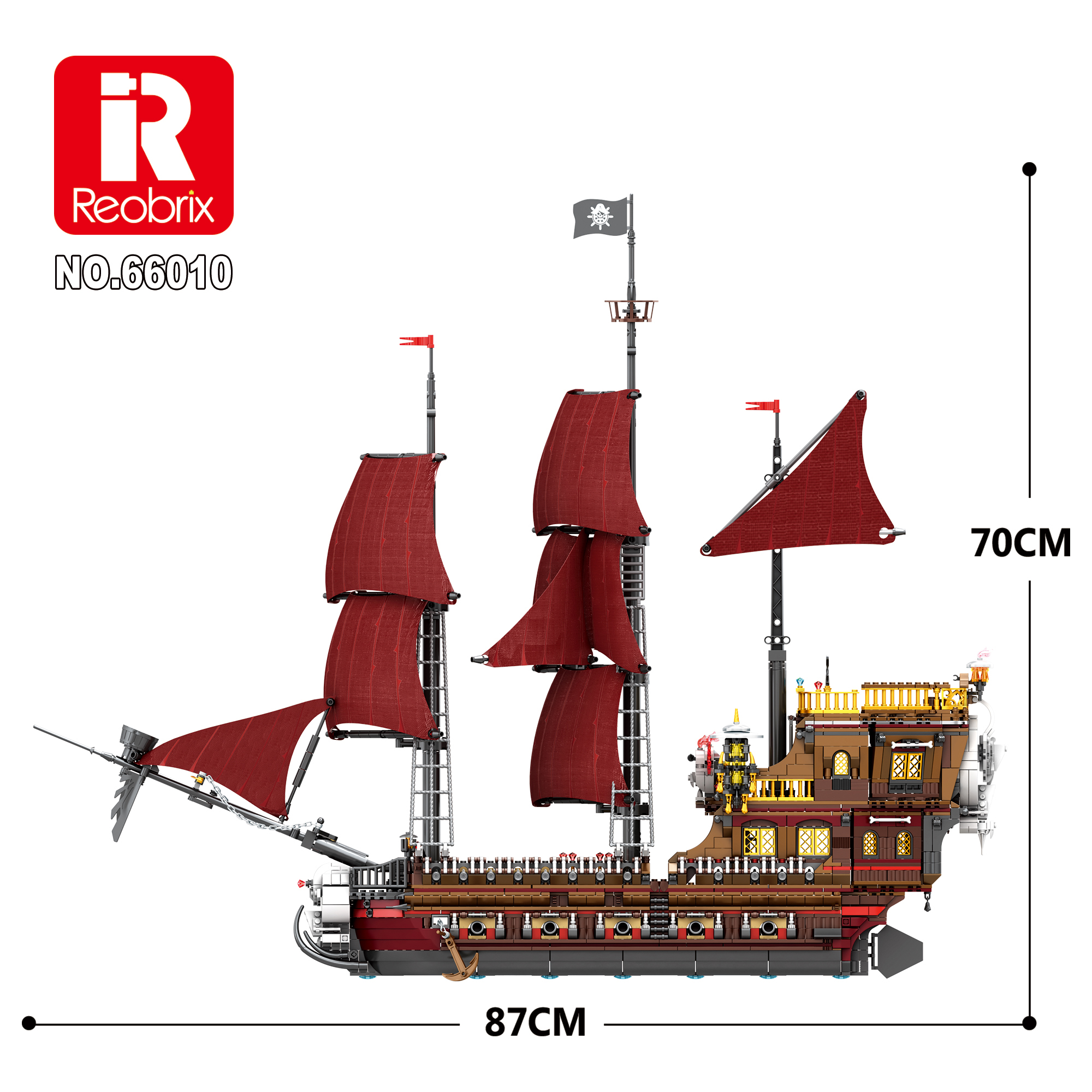 Reobrix 6601 Pirate Revenge-Model Ship
