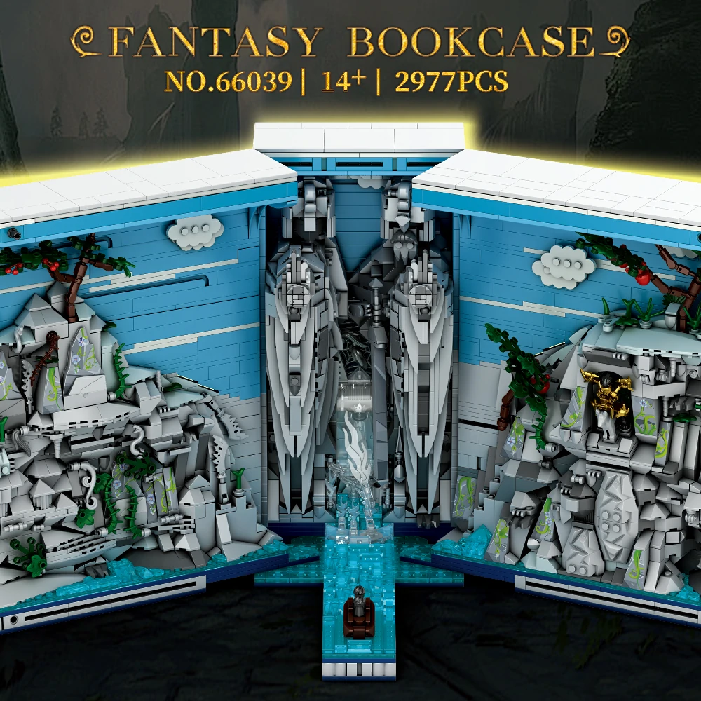 Reobrix Book Of The Kings Fantasy Bookcase: A Magical Book Nook for ...