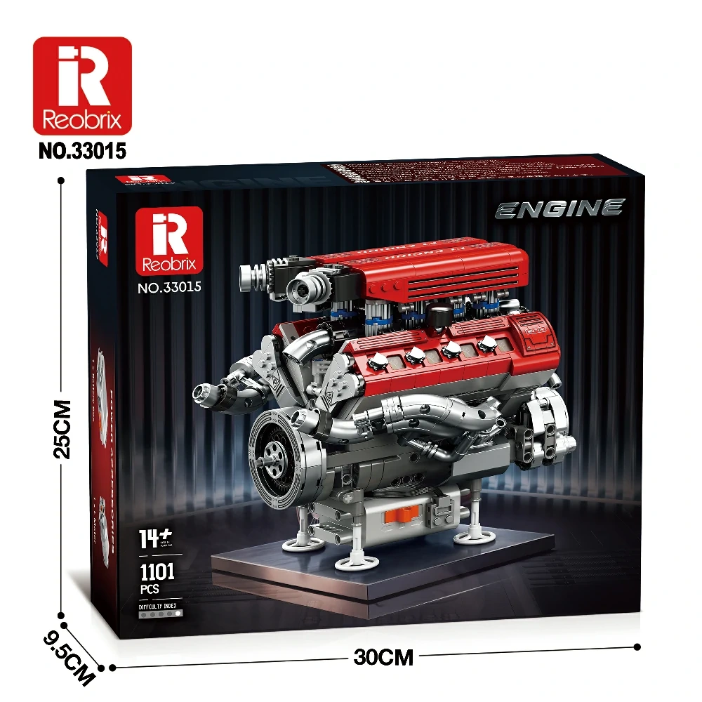 lego technic ferrari engine