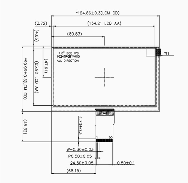 STOUCH 7 inch capacitance Touch Panel TP+LCD & LCM Intergration