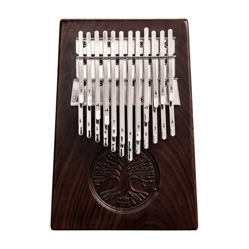 Hluru Tree of Life Kalimba - 24 Keys Walnut | Rich and Melodic Tones