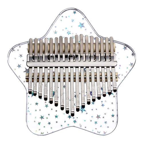Wangyou Acrylic Kalimba - 17 Keys Starry Star Series | Clear and ...