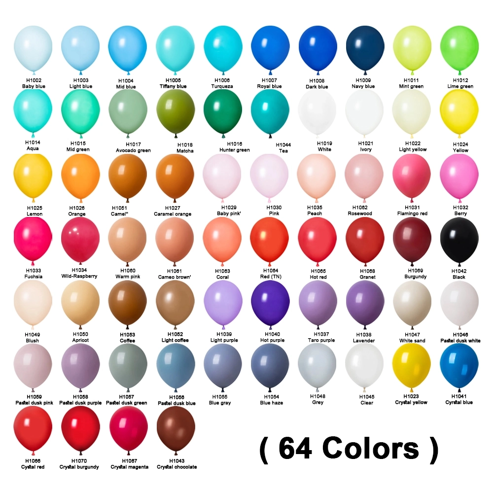 Standard Colors Balloons Wholesale - Classic Latex Balloons in Bulk ...