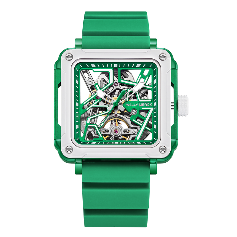 Mahjong Series Skeleton Mechanical Watch