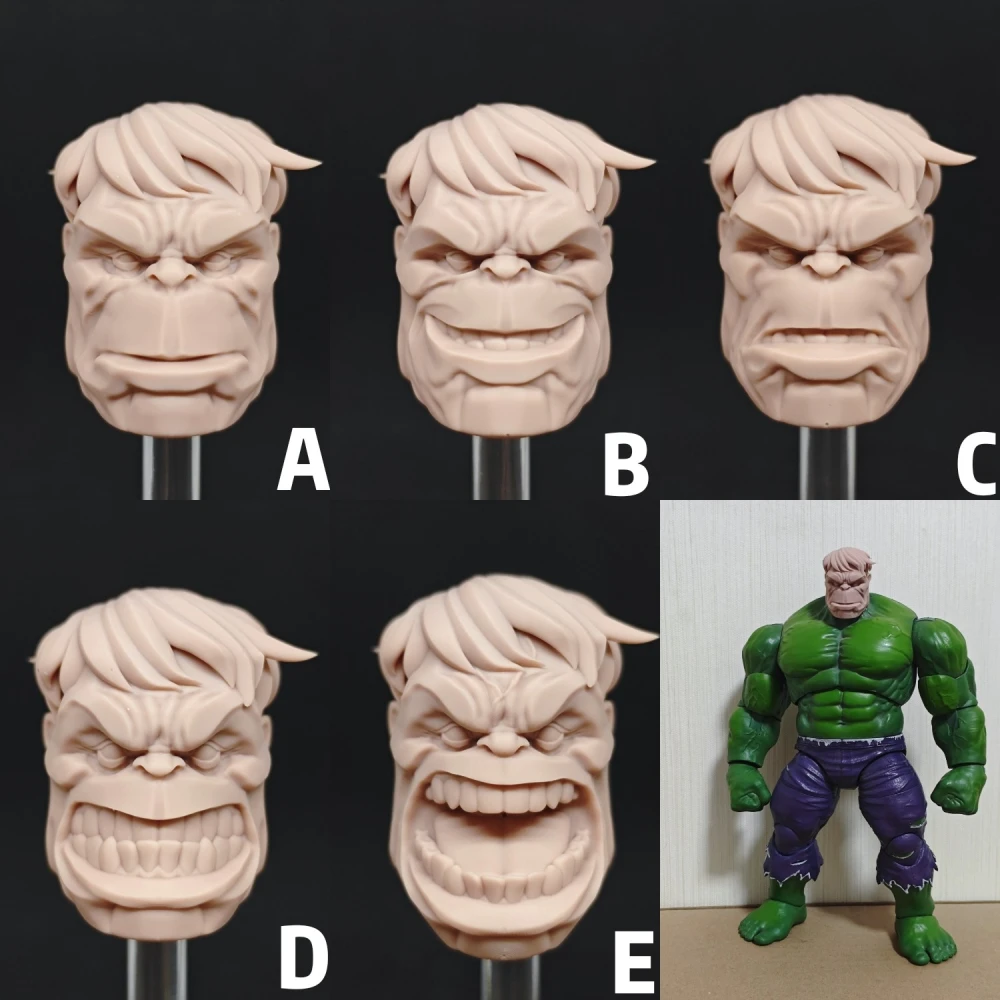 Marvel Hulk Green Giant v6 unpainted headsculpt bm23675