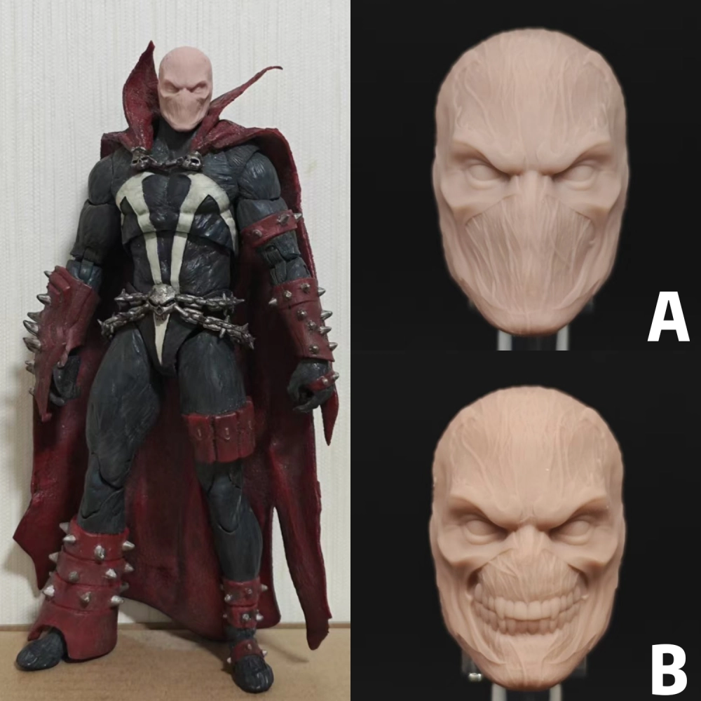 DC Spawn v6 unpainted headsculpt bm23813