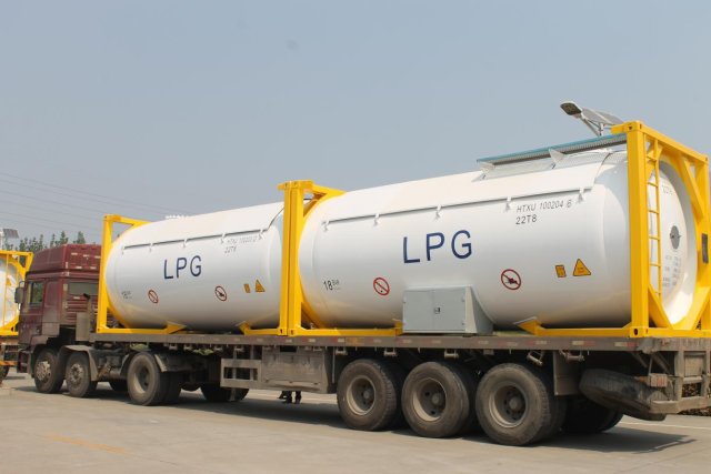 LPG storage tank