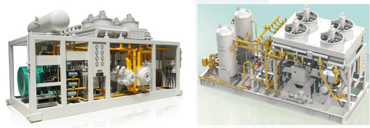 CNG Mother Station Compressor - CNG compressor, CNG tube skids - Gas ...