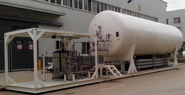 LNG mobile refueling sation