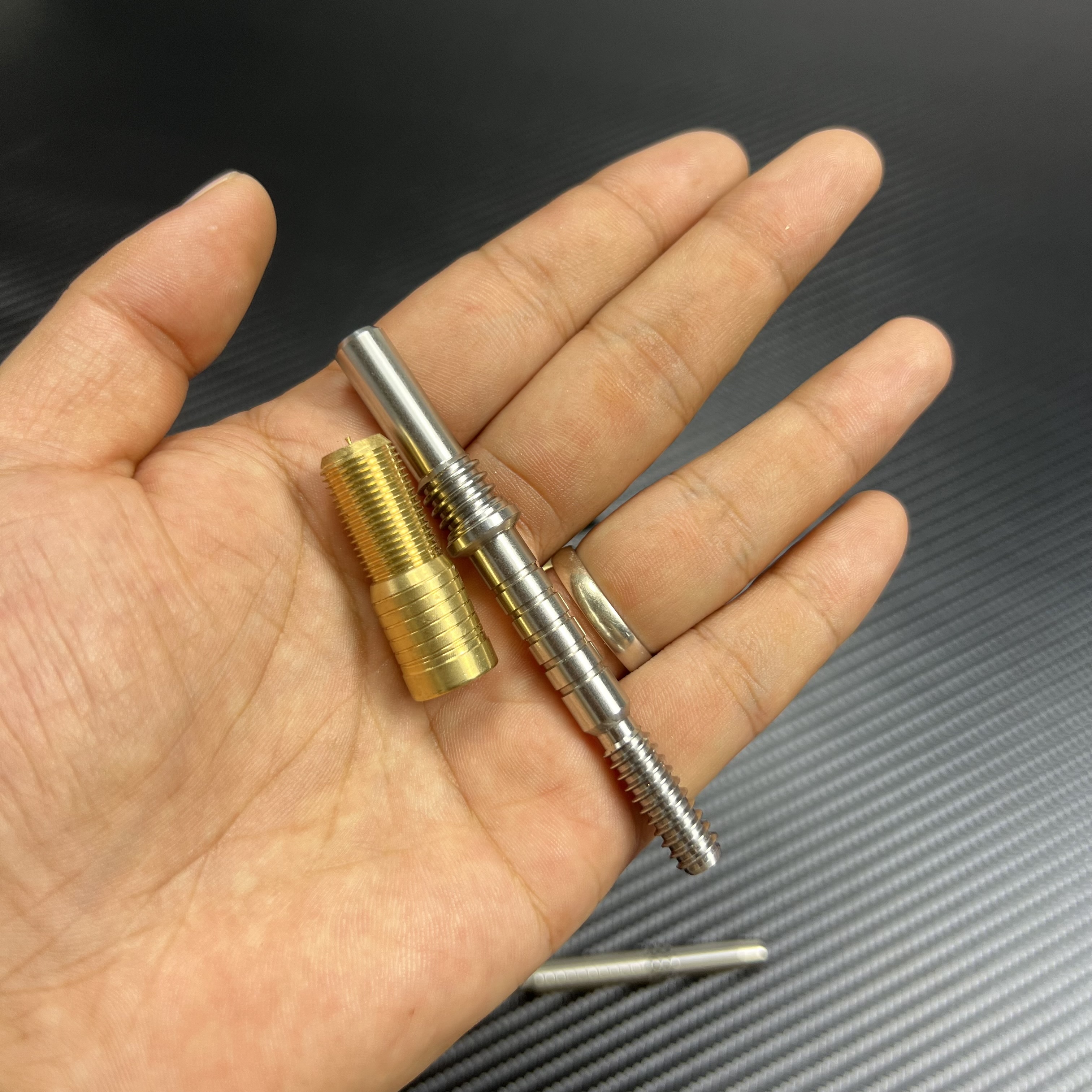 Longoni VP2 Joint Pin stainless steel brass insert custom pool cue ...