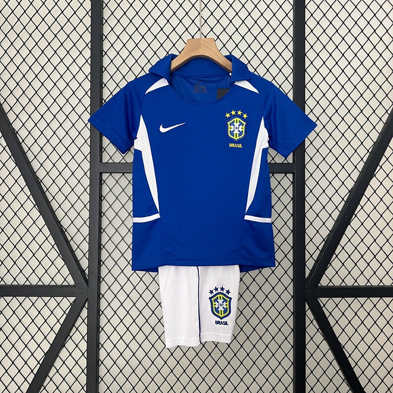 2002 BRAZIL AWAY KIDS KIT,Brazil