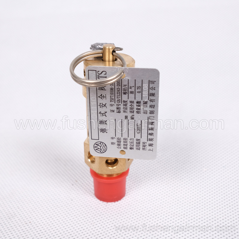 2104110211 Fusheng 1/4"11barg Safety Valve EBS-04YZ Car Pump BYD Bus