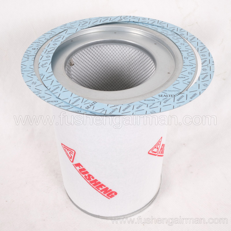 2116010164 Fusheng Genuine Screw Compressor 22CMM Oil Separator with Gasket